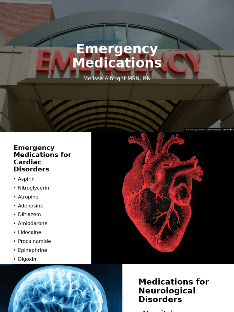 Emergency Medications | PDF