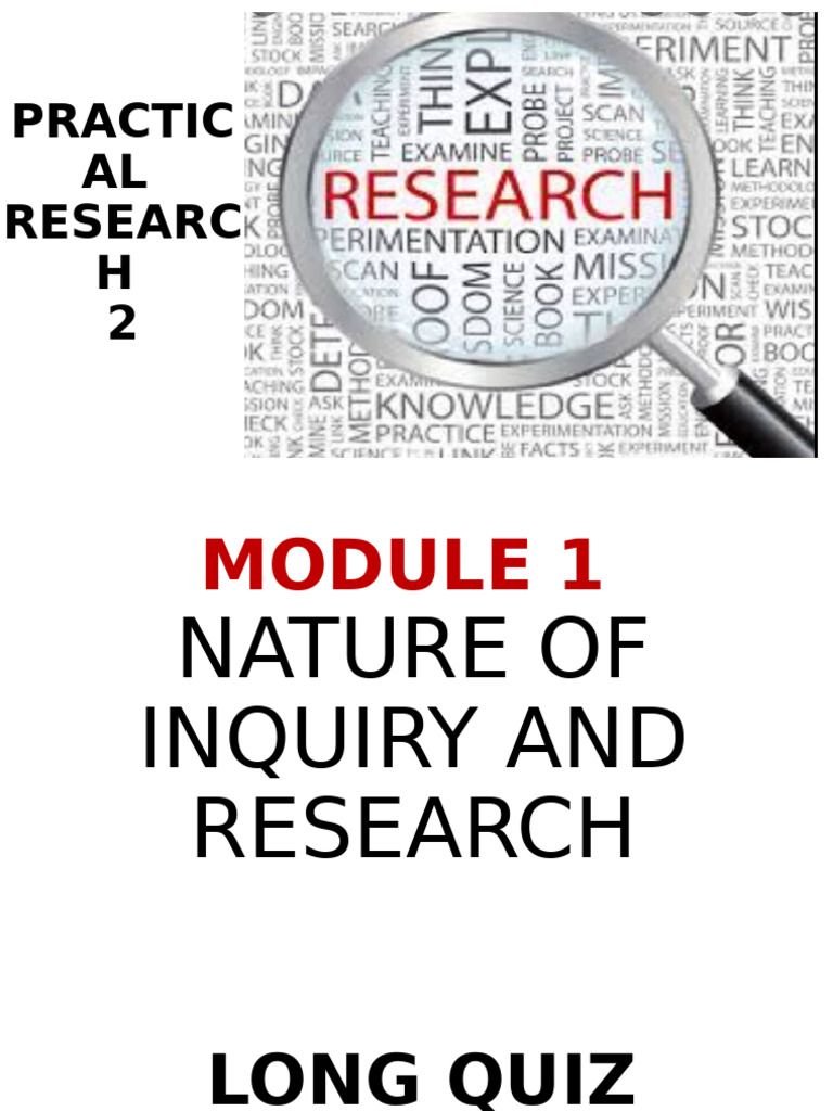 Quiz 1 Intro To Quanti Res | PDF