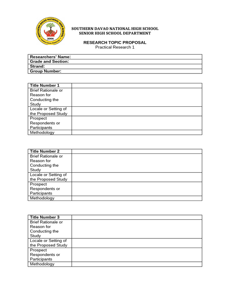 Template For Title Defense | PDF