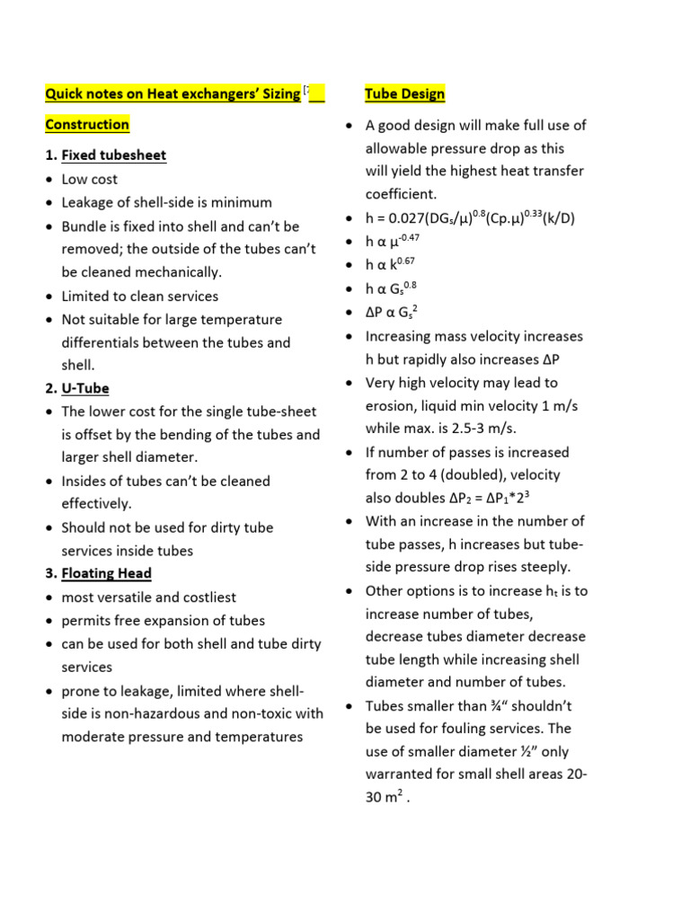 Process Engineering Calculations (Part 1) - 126 | PDF | Heat Exchanger | Physical Phenomena