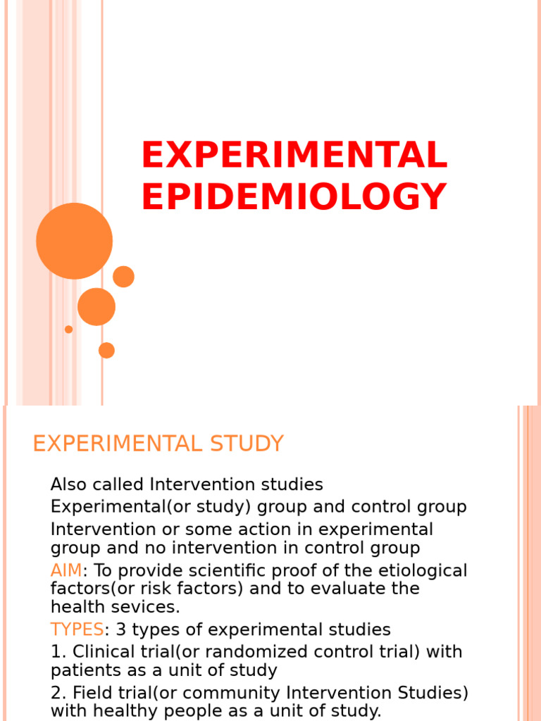 Experimental Epidemiology | PDF | Randomized Controlled Trial ...