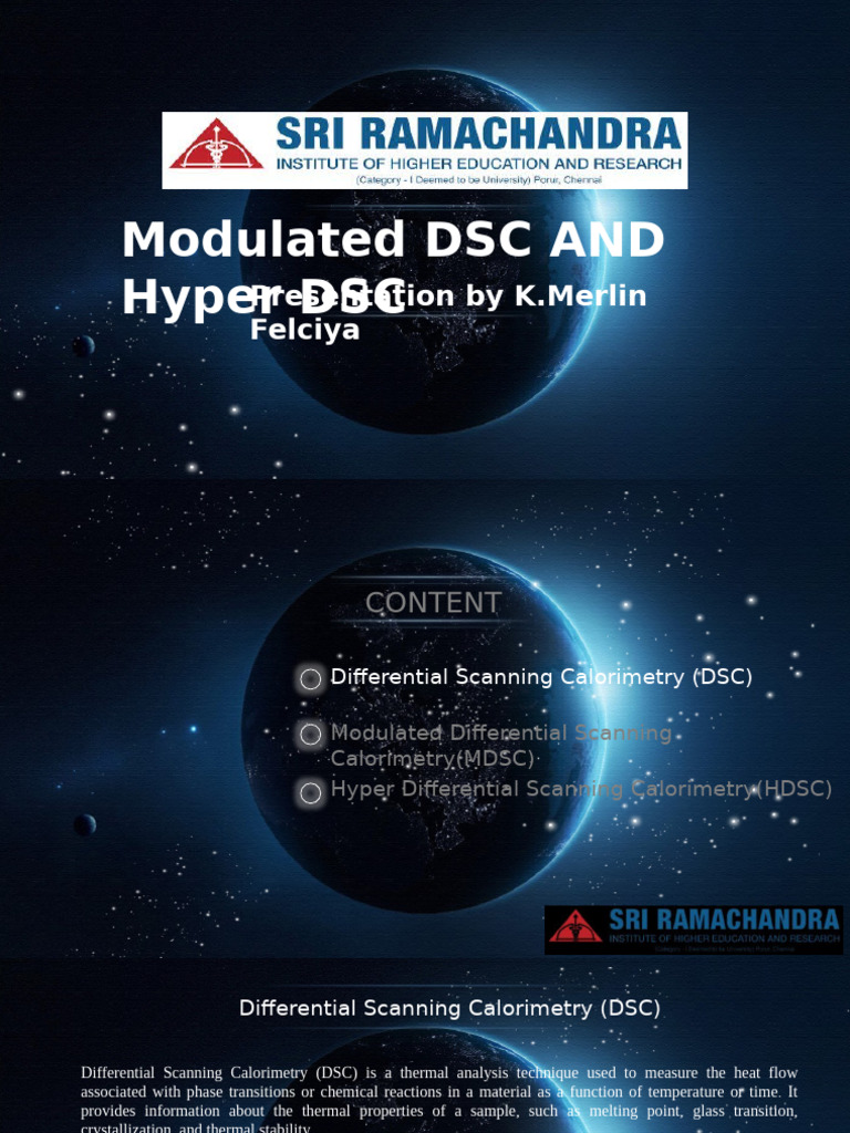 Merlin | PDF | Differential Scanning Calorimetry | Thermal Analysis