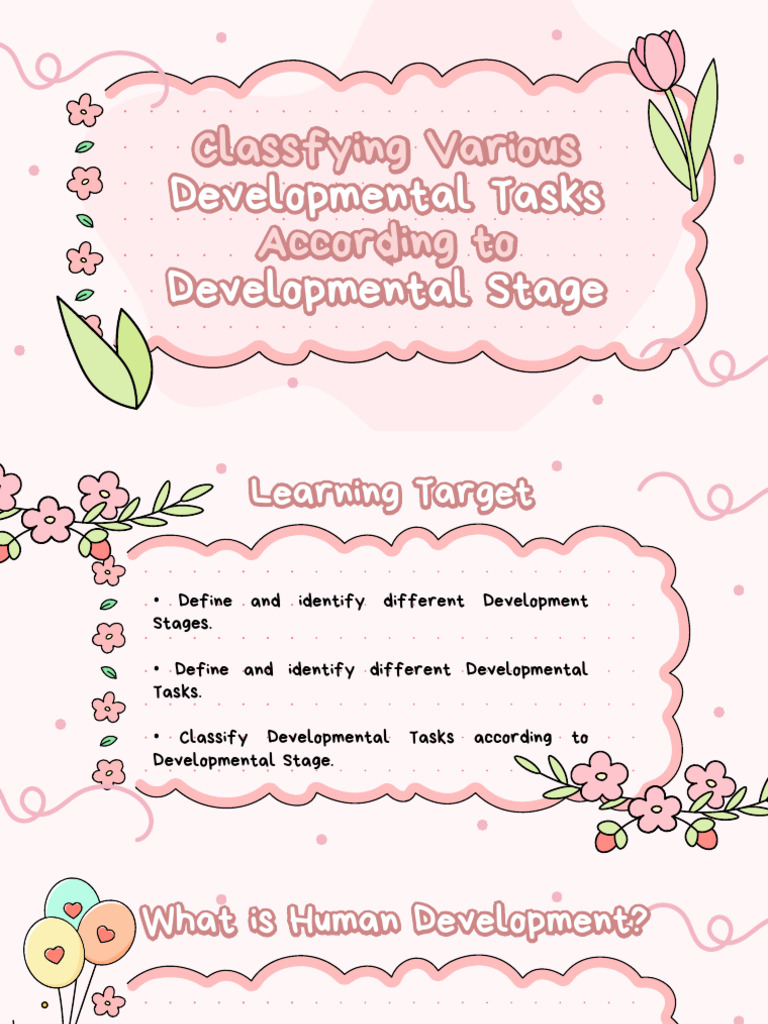 Developmental Tasks by Stage | PDF | Developmental Psychology | Adolescence