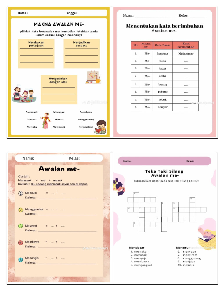 LKPD Awalan Me | PDF