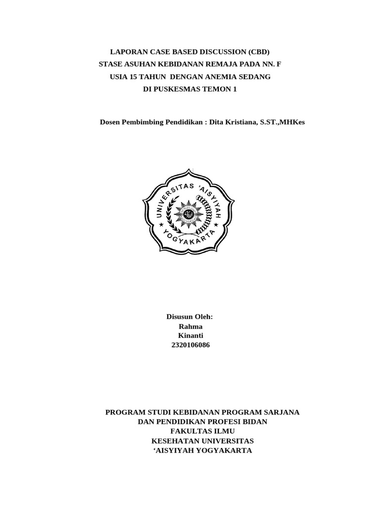 CBD Anemia Remaja | PDF