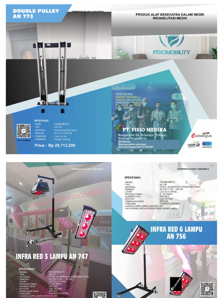 Fisiomobility.. (IR 6 Lamp, Parallel Bar, Bench, DLL) | PDF