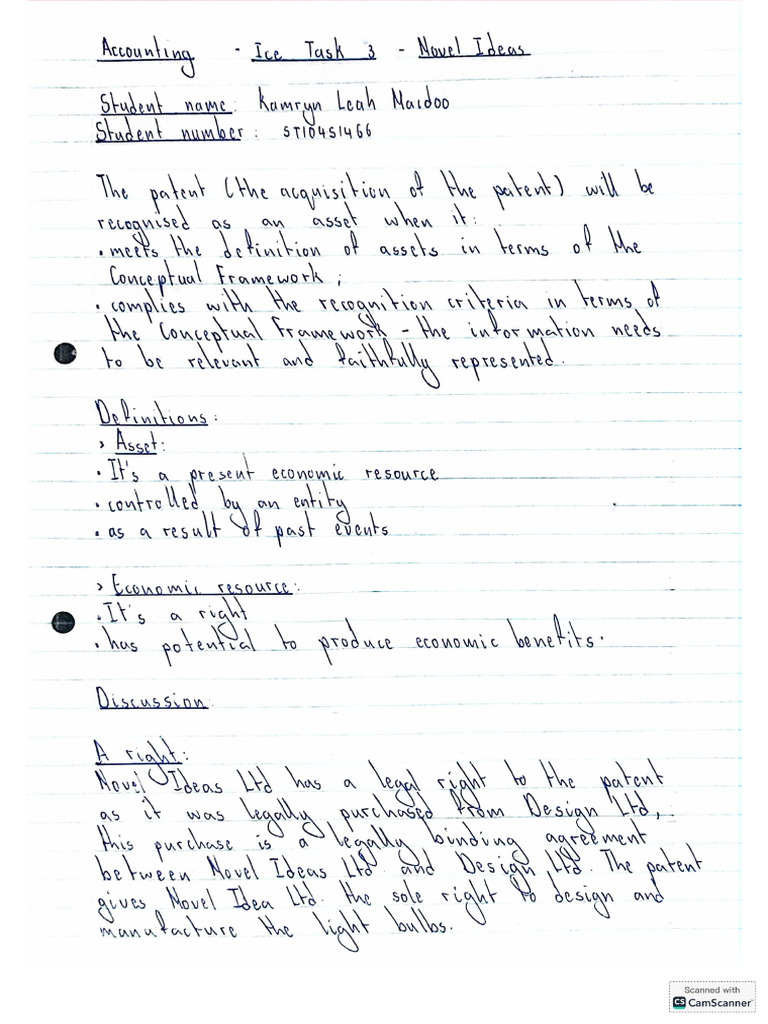 Accounting-Ice Task 3 | PDF