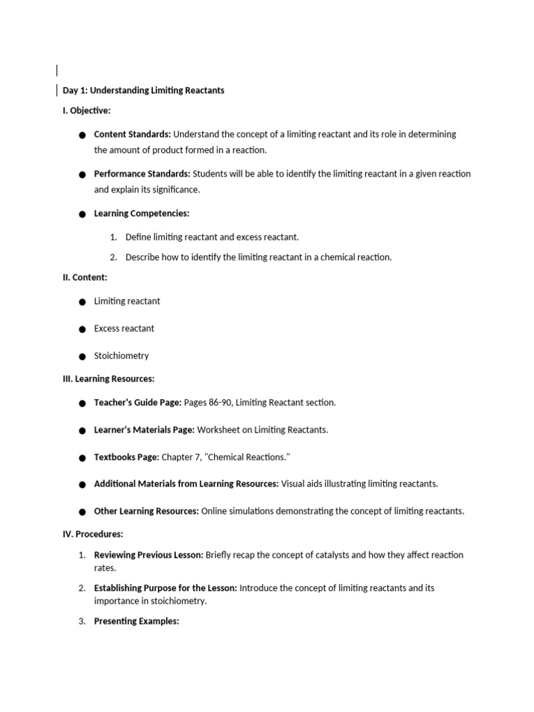 Copy of PHYSICAL SCI Q1W6 | PDF | Stoichiometry | Chemistry