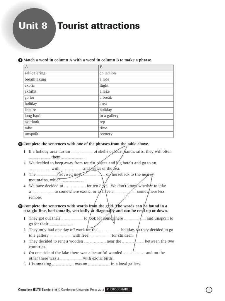 Complete IELTS Bands 4-5 WS U8 | PDF