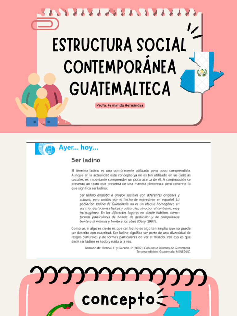 Estructura Social en Guatemala Actual | PDF