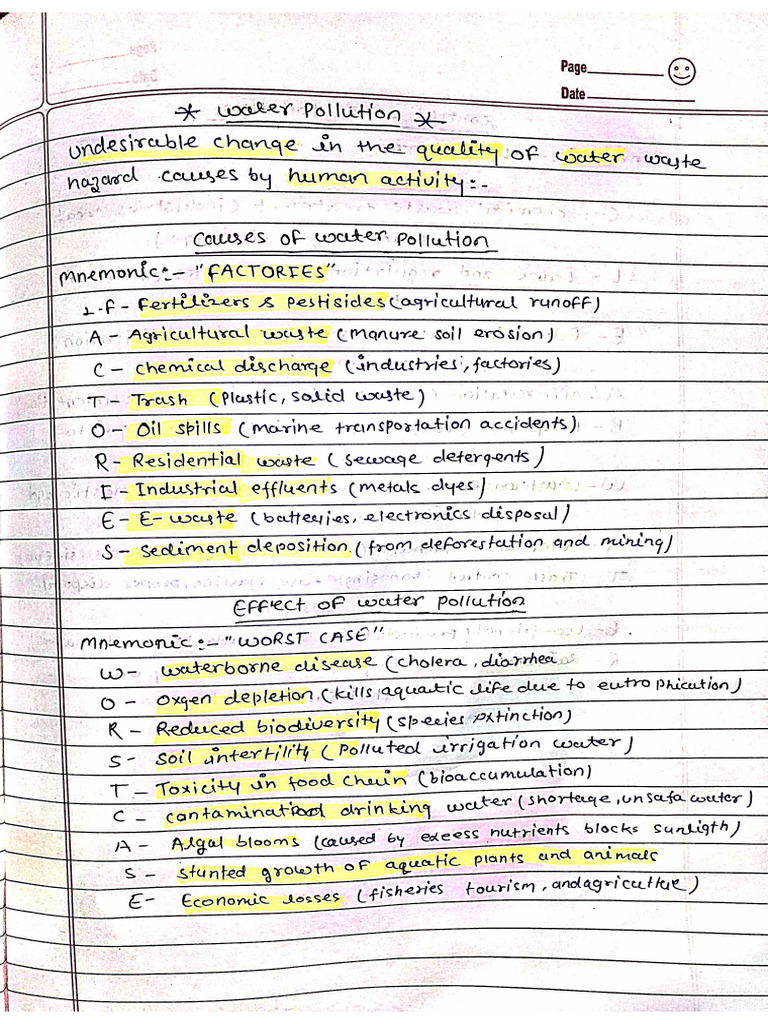 Mnemonic Water and Solid | PDF