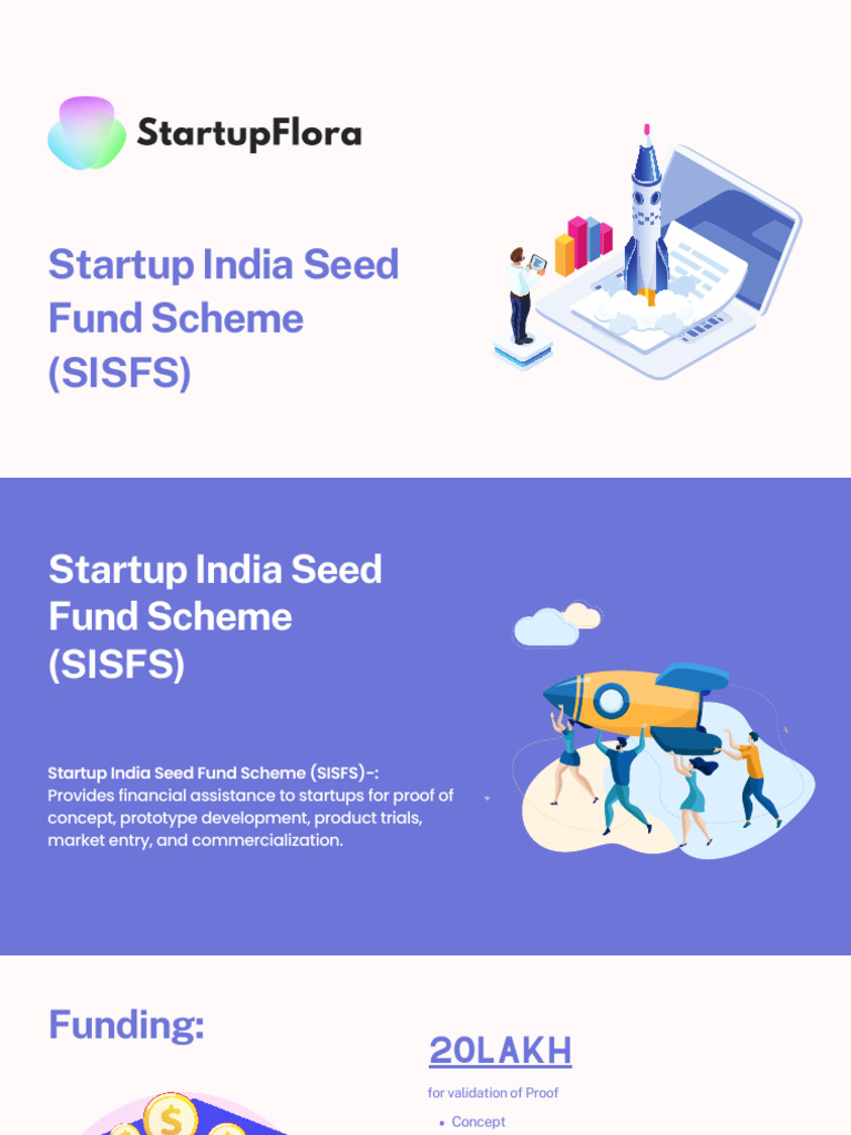 Startup India Seed Fund Scheme (SISFS) Presentation | PDF