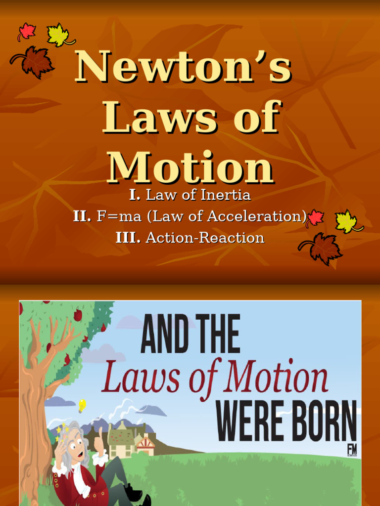 Newtons Laws of Motion | PDF | Force | Inertia
