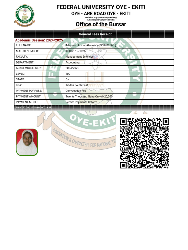 Convocation Fee | PDF