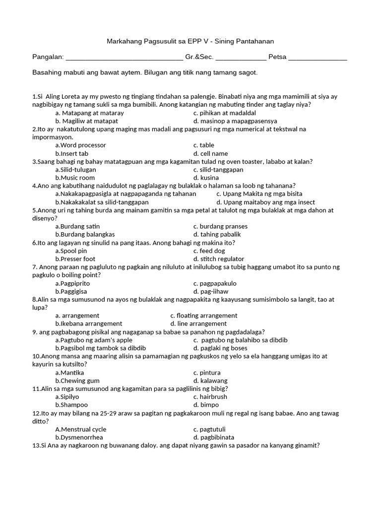 PT - EPP 5 - Q2-Agrikiltura | PDF