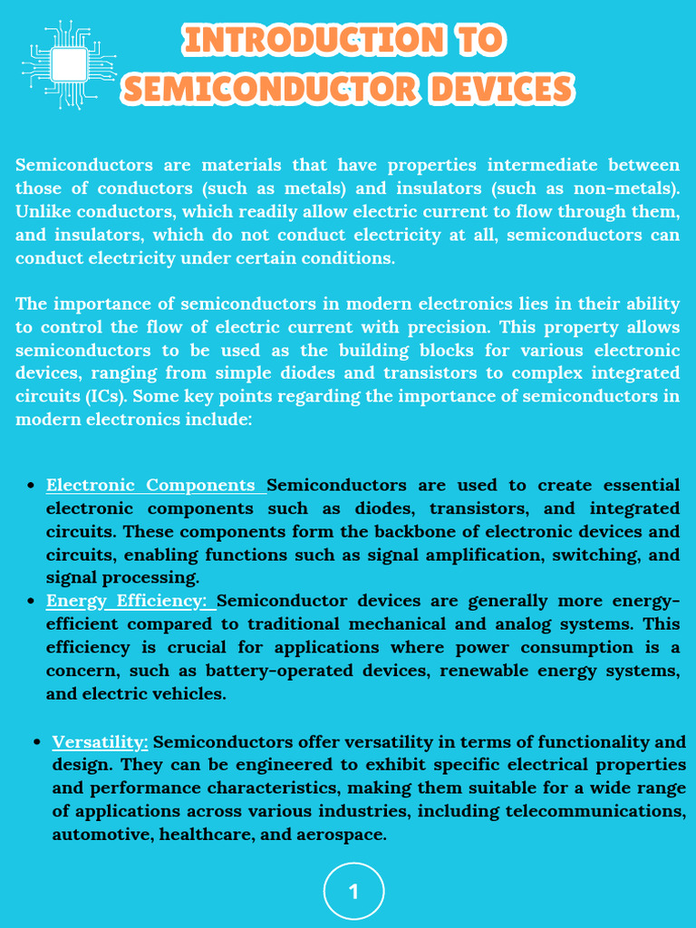 Introduction To Semiconductor Devices | PDF | Bipolar Junction Transistor | Transistor