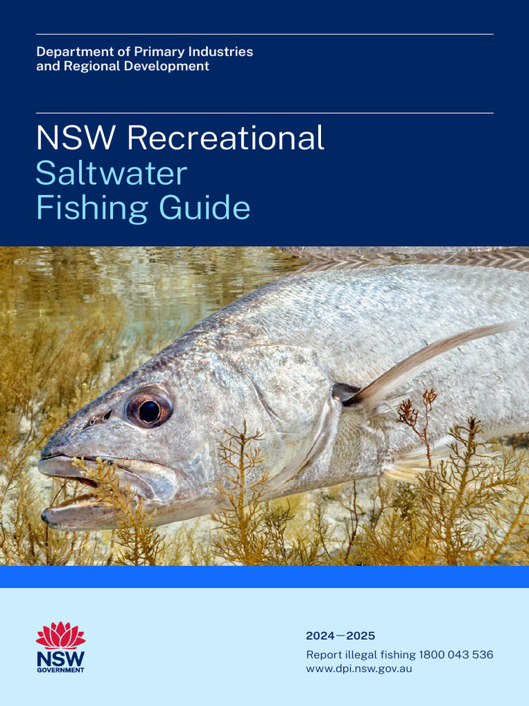 NSWDPIRD-Saltwater-Fishing-Guide-2024 | PDF | Angling | Recreational ...