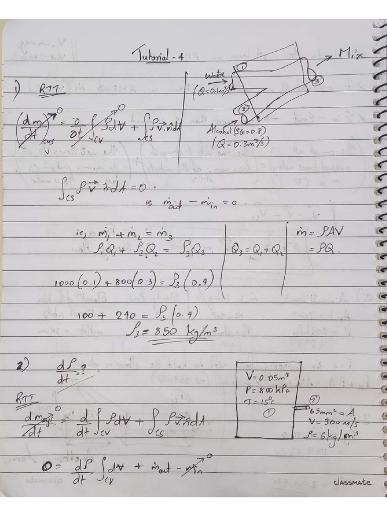 Tutorial 4 Solutions | PDF