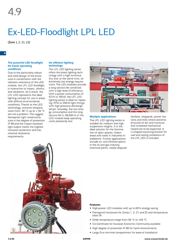 crouse-hinds-ceag-lplled-catalog-page | PDF | Lighting | Electrical ...