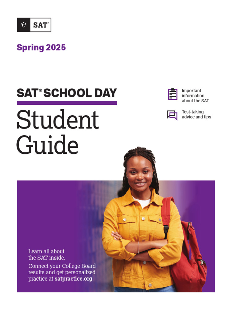 Sat School Day Student Guide | PDF | Sat | Equations
