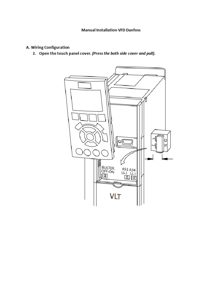 Manual Installation VFD Danfoss | PDF
