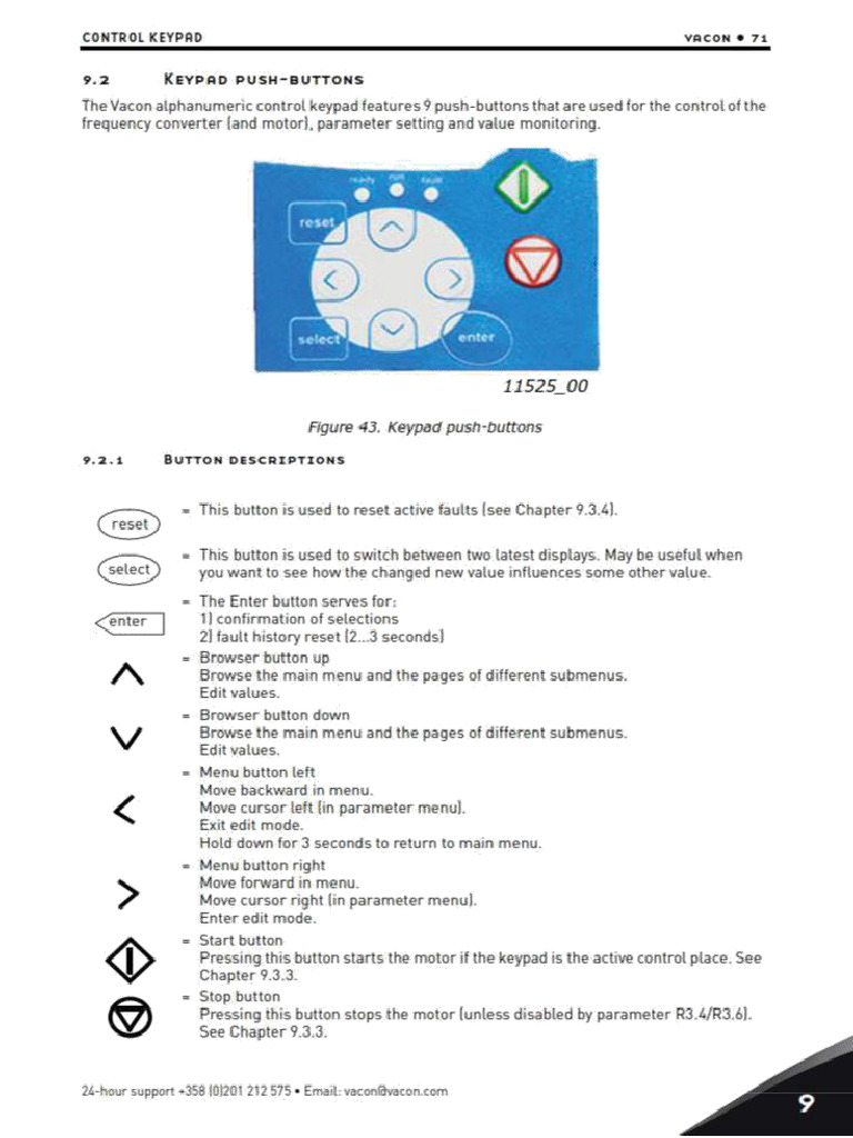 Vacon Set Up Parameter Tutorial | PDF