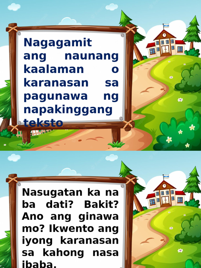 Q1 - FILIPINO - MOD 2 - Nagagamit Ang Naunang Kaalaman | PDF