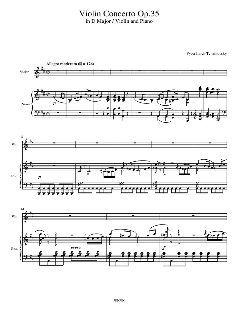 Tchaik - 35 | PDF | Classical Music | Musical Forms