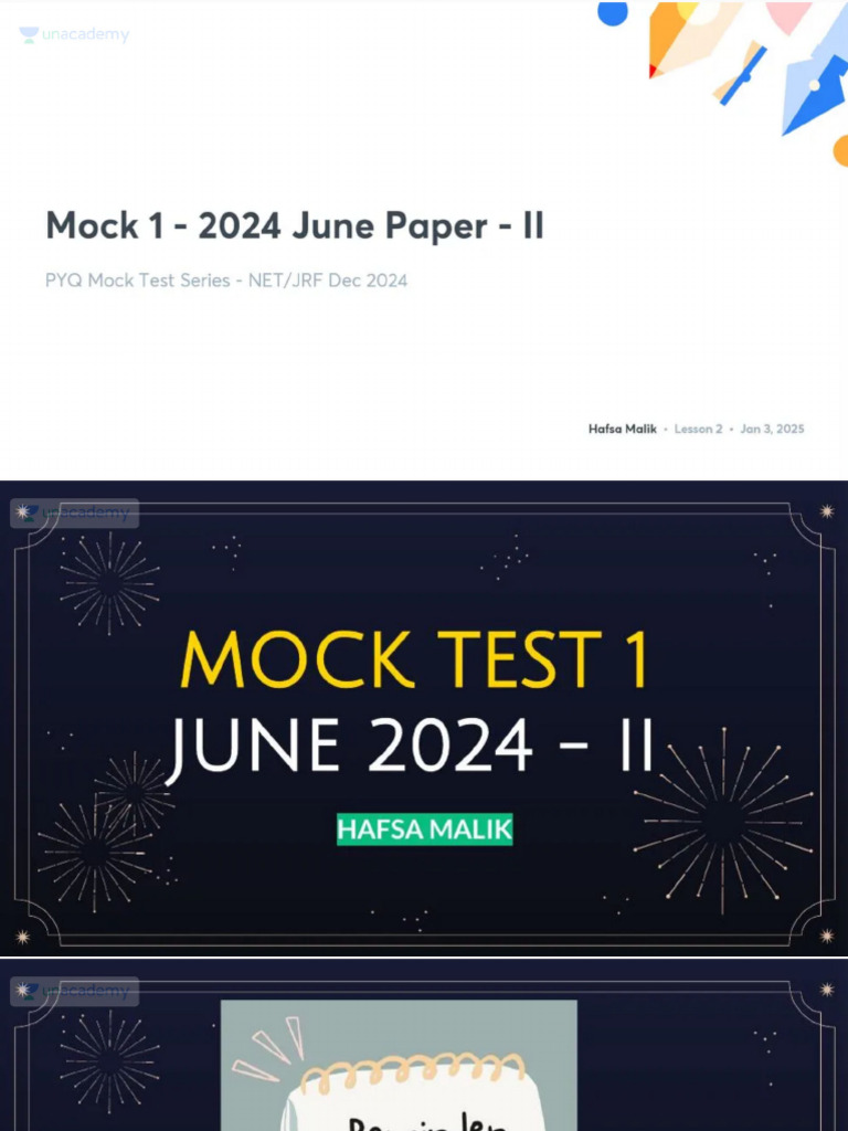 Mock 1 2024 June Paper II No Anno | PDF