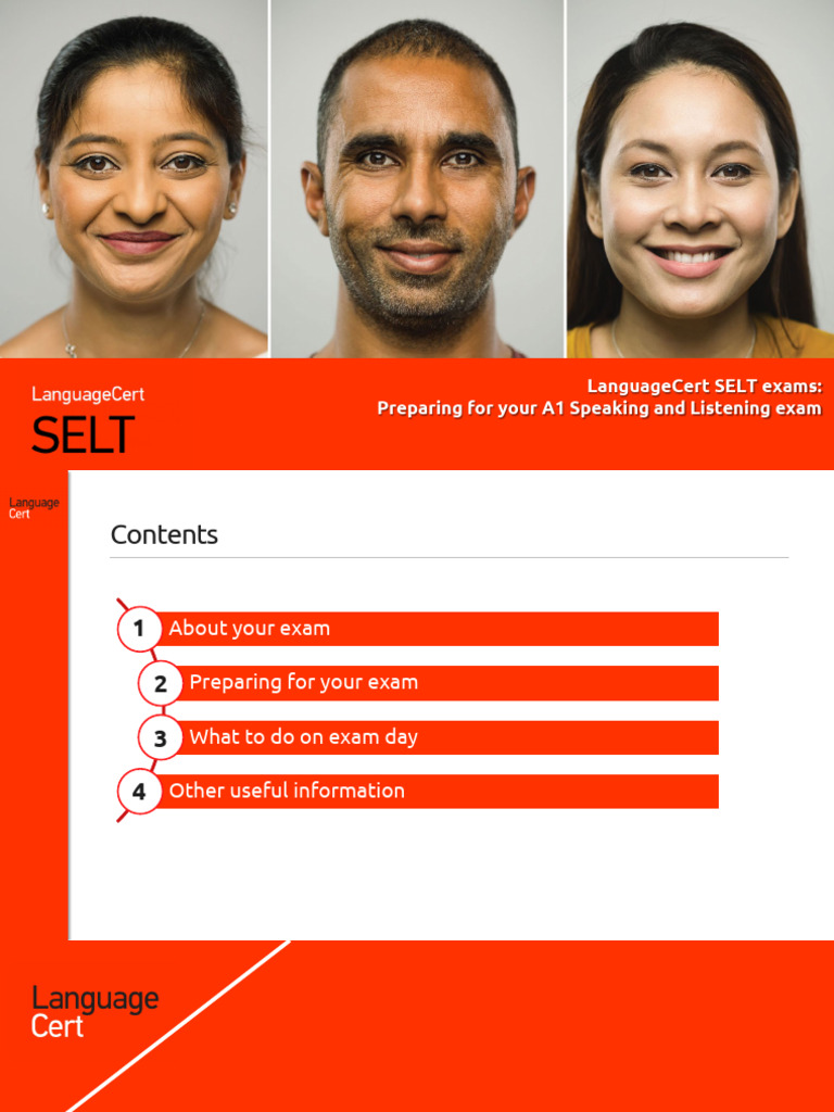 Preparing For LanguageCert International ESOL SELT A1 | PDF