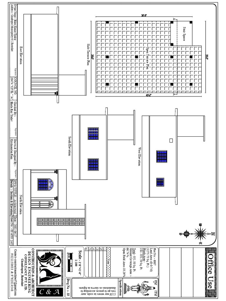 Architectural Elevation and Plan Details | PDF