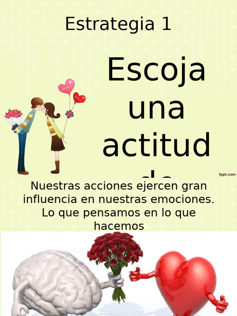 Estrategia 1 Escoja Una Atitud de Ganador | PDF | Dios | Esposa