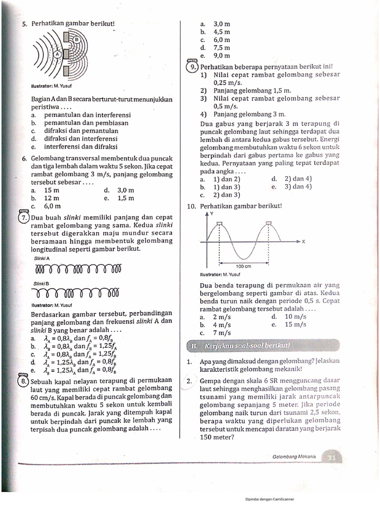 Soal Latihan Gelombang | PDF