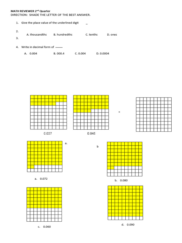 2ndq_Math Grade 5 | PDF | Ratio | Elementary Mathematics