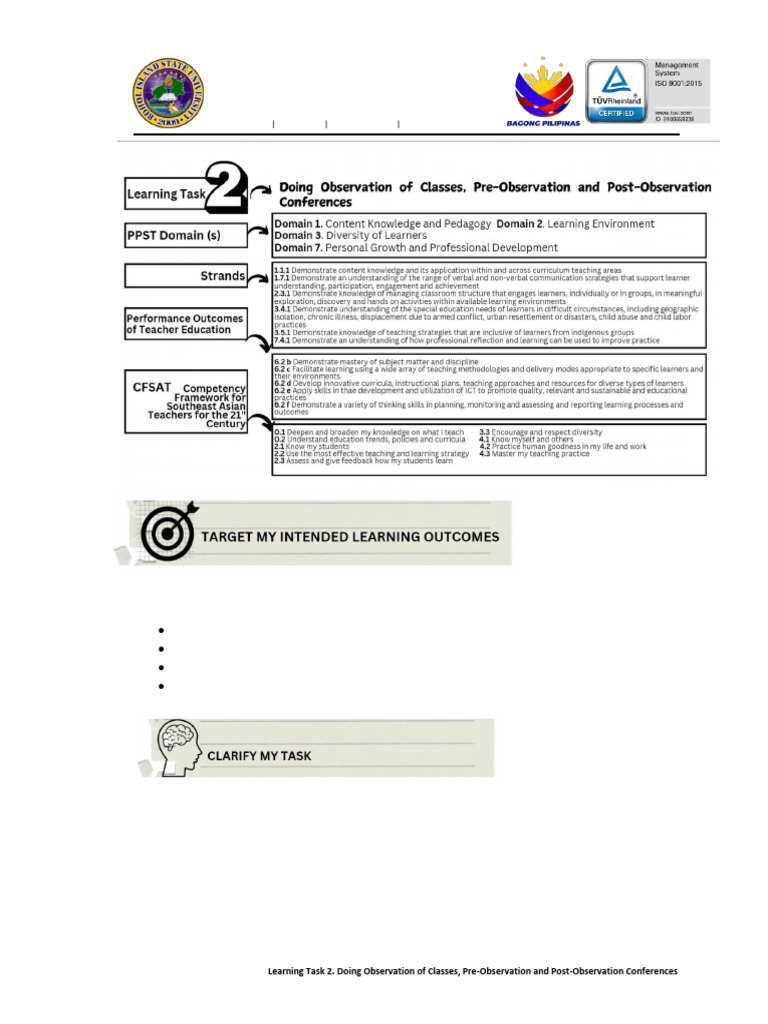 Learning Episode 2 - Teaching Internship | PDF | Learning | Teachers