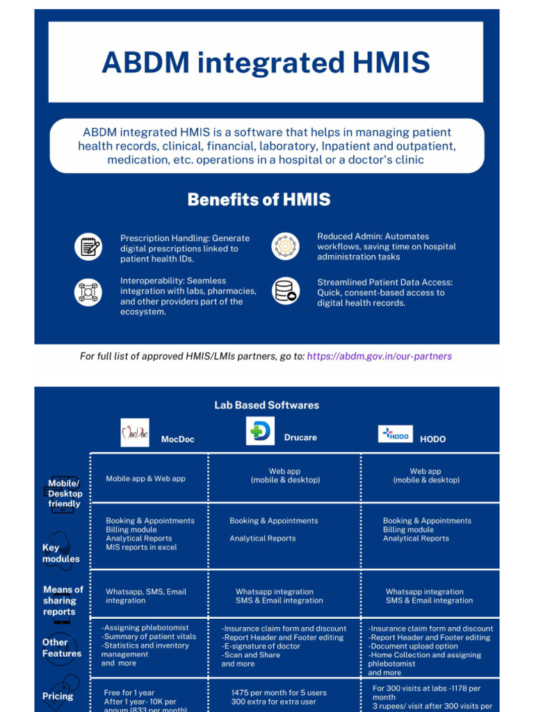 LMIS HMIS brochure_Merged PDF | PDF