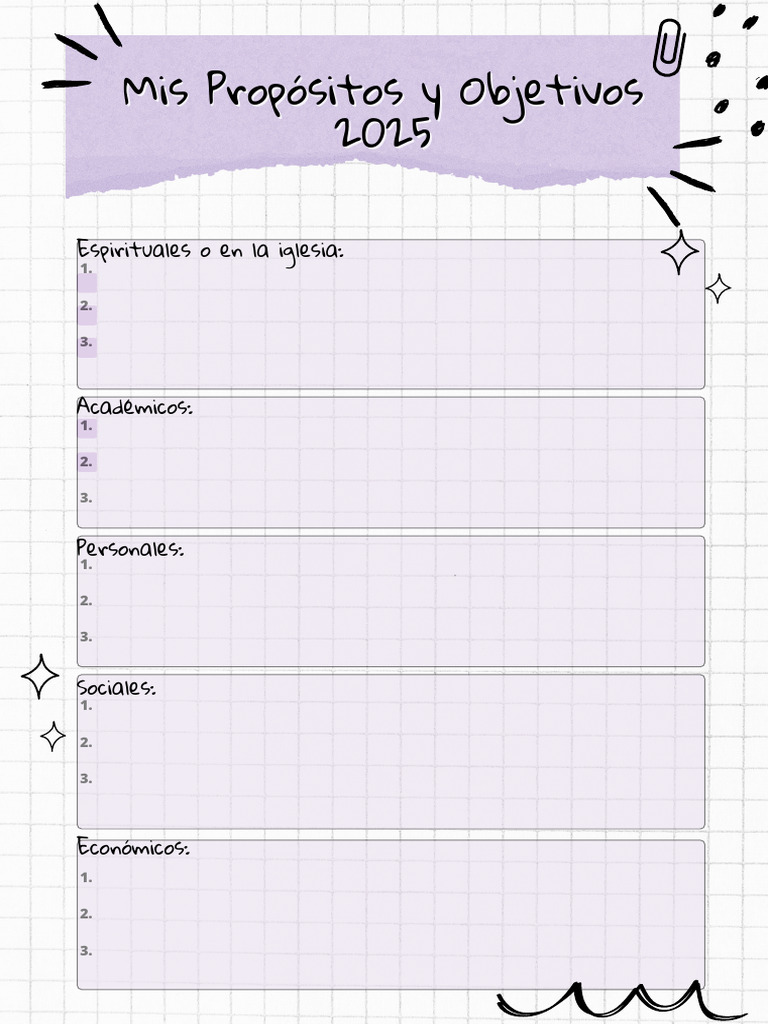 Formato de Metas | PDF