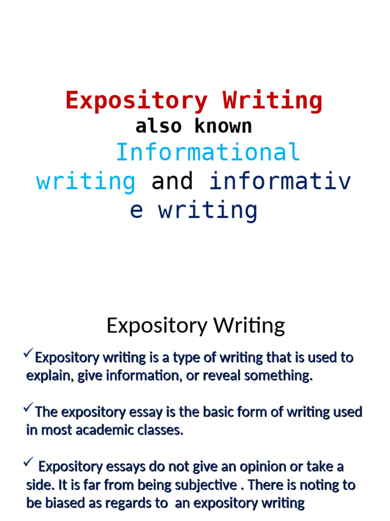 Understanding Expository Writing | PDF | Essays
