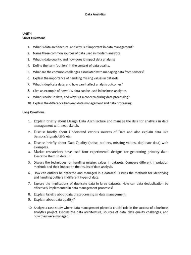 Question Bank-DA | PDF | Regression Analysis | Data Analysis