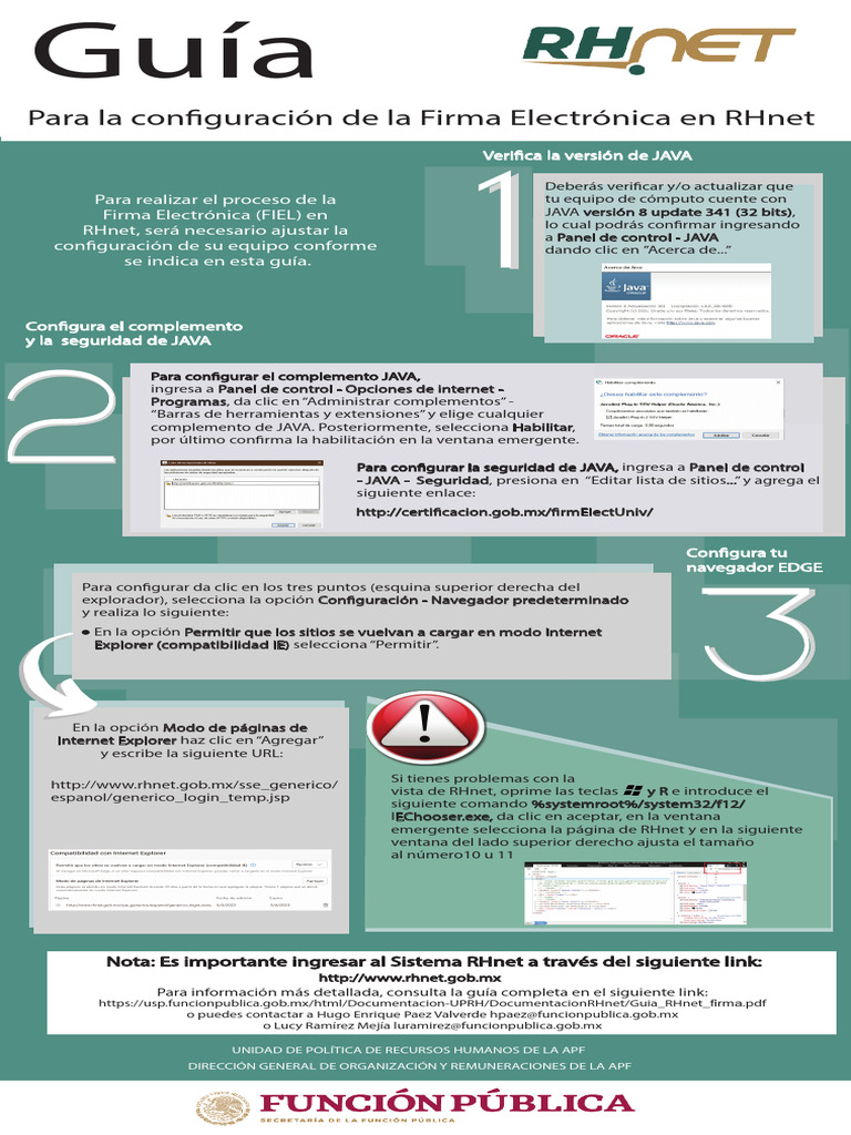 Guia de Configuracion | PDF | Java (lenguaje de programación) | explorador de Internet