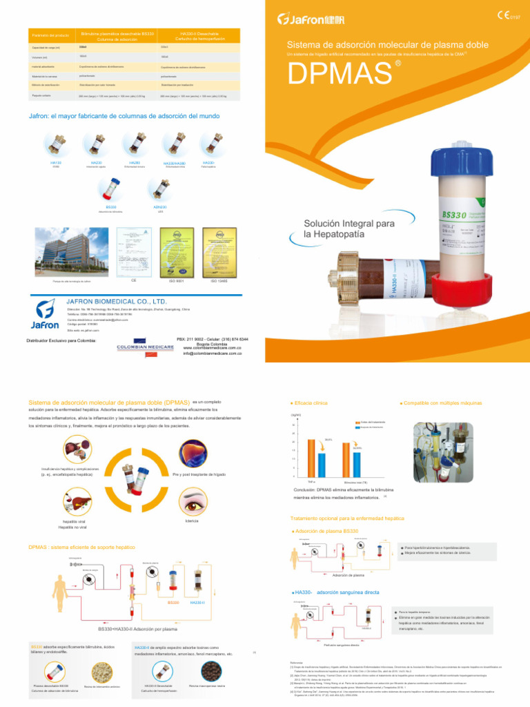 Adsorción de Bilirrubina con BS330 y HA330-II | PDF | Hepatitis ...