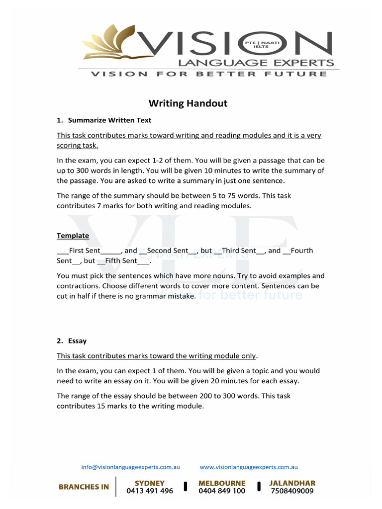 Writing Template 2024-4 | PDF