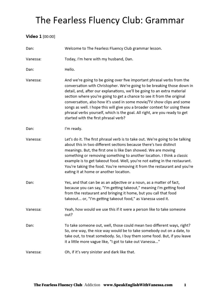 2 Grammar - Addiction - The Fearless Fluency Club | PDF | Anger | Consciousness