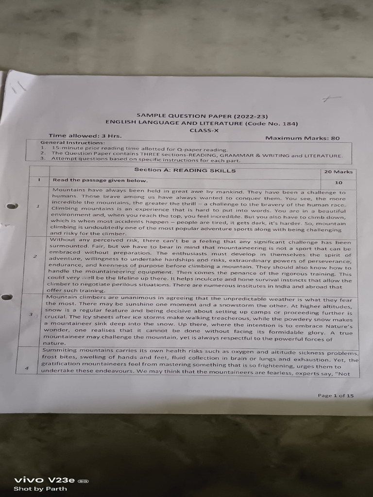 English SQP (Tope) | PDF