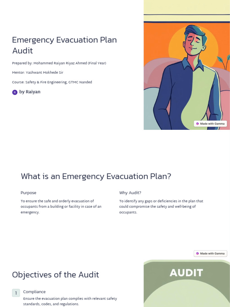 Emergency Evacuation Plan Audit Summary | PDF | Emergency Evacuation ...