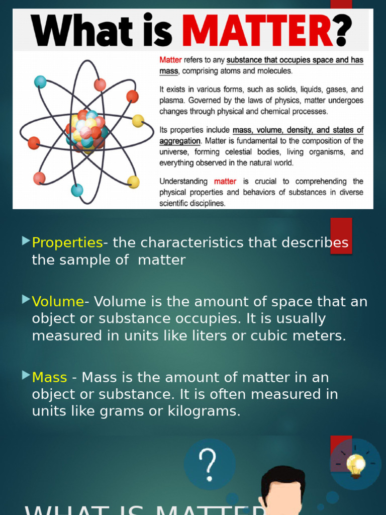 What is Matter Made Of | PDF