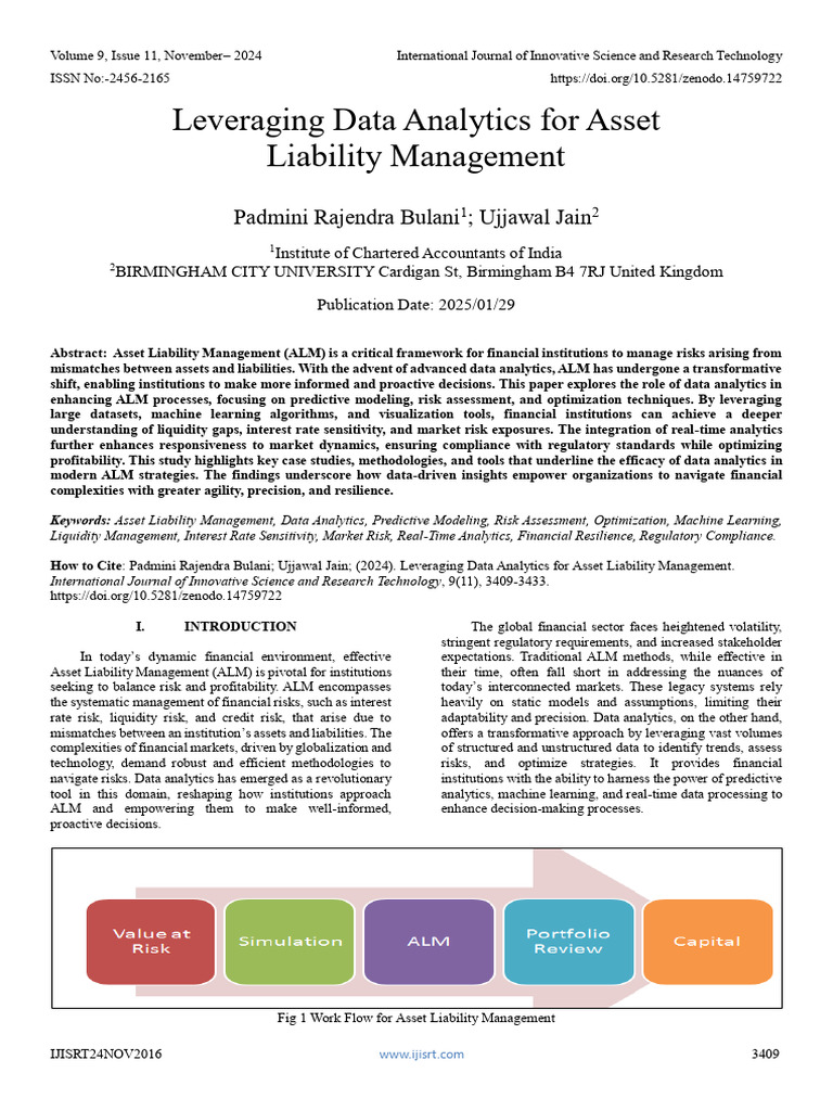 Leveraging Data Analytics For Asset Liability Management | PDF | Analytics | Data Analysis