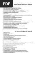 IATF 16949 List of Mandatory Documents | PDF | Software Development ...