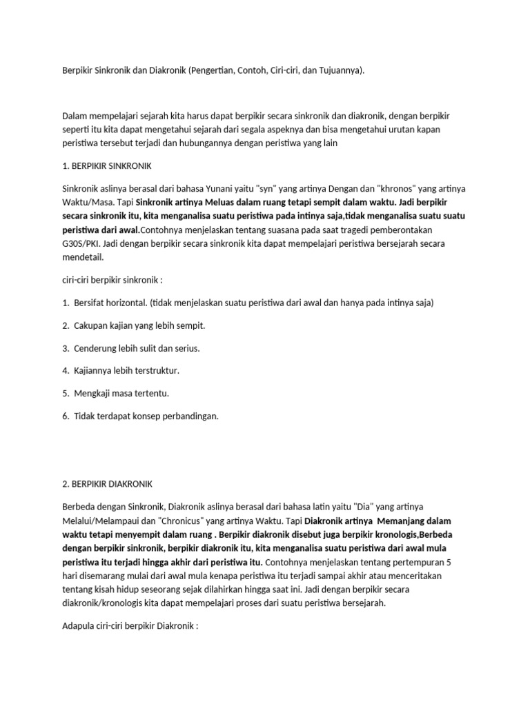 Berpikir Sinkro-WPS Office | PDF