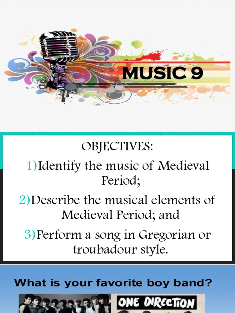 Medieval Music: Identify, Describe, Perform | PDF